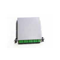 China PLC Mini Fiber Optic Splitter 1X2 1X4 1X8 1X16 G657A Splitter For Fiber Optic Cable for sale
