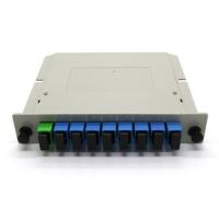 China FTTH Cassette Type Fiber Optic Coupler PLC Splitter Lgx ABS Box Module Inserted Type for sale