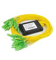 China Mini Fiber Optic Splitter Cassette Type PLC Splitter Insertion Connector for sale