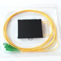China Splice Pigtailed 1X2 Fiber Optic Splitter ABS Module PLC Fiber Splitter 2.0mm Sc APC Singlemode for sale