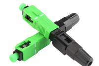 China Sc APC Plastic Fiber Optic Quick Connector FTTH Singlemode Pre Polished Tools for sale