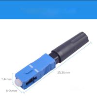 China OEM Fiber Optic Connector Embedded Singlemode 0.9 2.0 3.0mm Sc APC Quick Connector for sale