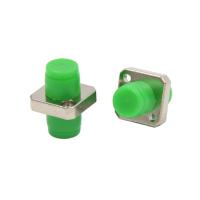 China FC APC To FC APC Simplex Adapter Singlemode Square Solid Metal Fiber Adapter for sale