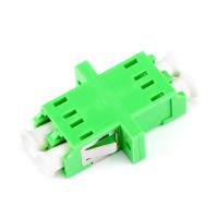 China FTTH LC APC To LC APC Adapter Duplex Multimode Fast Connector PVC Fiber Adapter & Connectors for sale