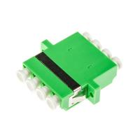 China Quad Single Mode Fiber Optic Adapter LC APC To LC APC Fiber Flange Sc Connector for sale