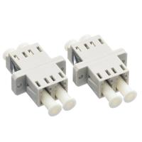 China Duplex Om1 Om2 Fiber Optic Adapter Telecom Ut LC Upc To LC Upc for sale
