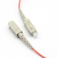 China Multimode Om1 Om2 Fiber Jumper Cable Simplex Sc LC Connector Optical Patch Cord for sale