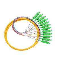 China 12 Cord Fibers Optical Fiber Pigtail Multimode Single Mode Sc APC Upc Bunch Pigtail for sale