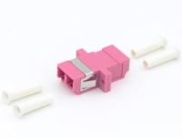 China Telecom Ut Fiber Optic Adapter LC Upc To LC Upc Om1 Om2 Duplex Adapter for sale