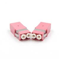 China Telecom Ut Fiber Optic Adapter LC Upc To LC Upc Om1 Om2 Duplex Adapter for sale