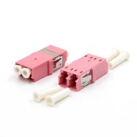 China Telecom Ut Fiber Optic Adapter LC Upc To LC Upc Om1 Om2 Duplex Adapter for sale