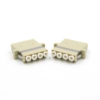 China FTTH Optical Fiber LC Upc Adapter Multimode Quad Om1 Om2 Quad Coupler for sale
