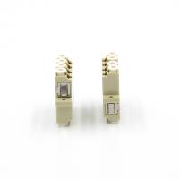 China FTTH Optical Fiber LC Upc Adapter Multimode Quad Om1 Om2 Quad Coupler for sale