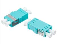 China LC Upc To LC Upc Duplex Om3 adapter Plastic Standard Or Hybrid Fiber Optic Connector Adapter for sale