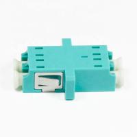 China LC Upc To LC Upc Duplex Om3 adapter Plastic Standard Or Hybrid Fiber Optic Connector Adapter for sale