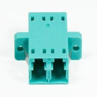 China LC Upc To LC Upc Duplex Om3 adapter Plastic Standard Or Hybrid Fiber Optic Connector Adapter for sale