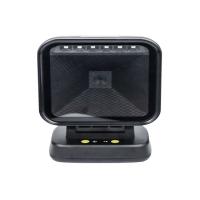 China 1d 2d Desktop Barcode Scanner 10mil USB Interface CMOS Qr Reader With Beep And LED Indicators for sale