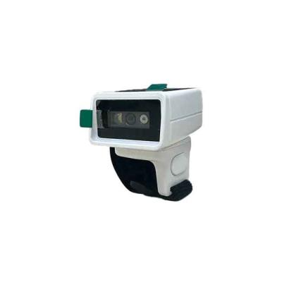 China FR110 Display Wireless Finger Ring Bluetooth Scanner Gun 2.4G QR Code Inventory Express Inventory for sale