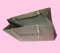 China Custom Luxury Gift Garment Paper Shopping Bags With Logo Print for sale
