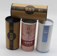 China Customized Printing Cylinder Paper Tube Cardboard Packaging Boxes Round Paper Tube With EVA Insert For Glass Test Tube W for sale