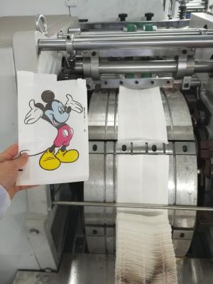 China Printed Web Paper To Square Bottom Paper Bag Making Machine for sale