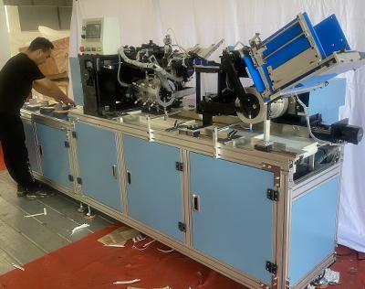 China Handle Making Combi Pasting Machine Automatic Flat Paper Bag  Metal Tie for sale