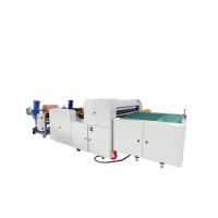 China Sheet Cutting Slitting Rewinder Machine 4.0KW Power 800mm With PLC Touch Screen for sale