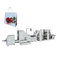 China PLC Control System Paper Shopping Bag Making Machine with Optional Flexo Printing Unit Production Speed 30 to 80 Bags per Minute for sale