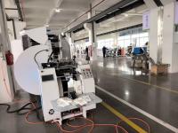 China Bag Sealing And Cutting Machine Kraft Paper Bag Making Machine With 420 To 600 Mm Bag Width And 400 Mesh Ceramic Printing Roller for sale