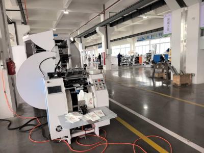 China Bag Sealing And Cutting Machine Kraft Paper Bag Making Machine With 420 To 600 Mm Bag Width And 400 Mesh Ceramic Printing Roller for sale