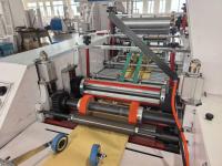 China Bag Sealing And Cutting Machine Kraft Paper Bag Making Machine With 420 To 600 Mm Bag Width And 400 Mesh Ceramic Printing Roller for sale