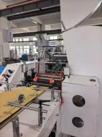 China Bag Sealing And Cutting Machine Kraft Paper Bag Making Machine With 420 To 600 Mm Bag Width And 400 Mesh Ceramic Printing Roller for sale