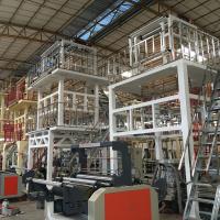 China Mini Plastic HDPE Monolayer Extruder Machine Single Screw for sale