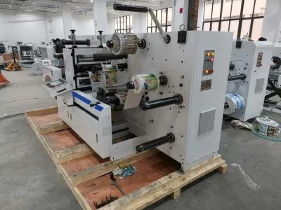 China 320 Iml Intermittent Sticker Cutter Semi Rotary Adhesive Paper Roll Slitting Sheet for sale