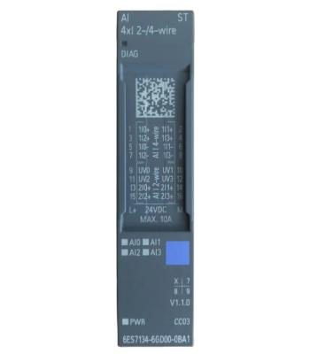 China 6ES7134-6GD00-0BA1 Siemens SIMATIC ET 200SP Analog Input Module 4XI 2-Wire/4-Wire for sale