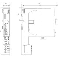 China 3RK1908-0AP00-0DP0 Siemens Base Unit (BU30-MS4) For ET 200SP Motor Starter PLC products for sale