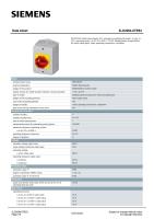 China 3LD2064-0TB53 Siemens SENTRON Switch Disconnector 3LD Emergency Switching-Off Switch for sale