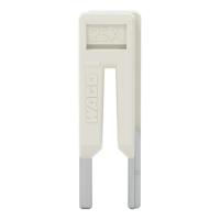 China WAGO TOPJOB Rail Mounted Terminal Blocks Continuous Jumper 2/3/4/5/10 Pins Insulation Light Gray for sale