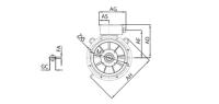 China 1LE1503-1CB63-4JB4-Z Siemens PLC Low-Voltage Motor 1LE15 Shaft Left for sale