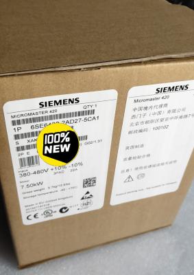 China Original PLC 6SE6420-2AD27-5CA1 SIEMENS MICROMASTER 420/440: Frame Size C With Status Operator Panel for sale