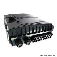 China HDX-09B 16 Core Fiber Optic Termination Box 2X16 Core FTTX Fiber Optic Box Splitter Box for sale