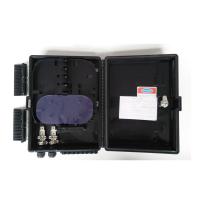 China HDX-09B 16 Core Fiber Optic Termination Box 2X16 Core FTTX Fiber Optic Box Splitter Box for sale