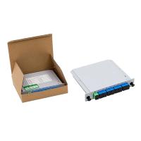 China DIN 1X8-PLC SC/APC Fiber optic PLC splitter 1*8 type cassette PLC fiber optic splitter for sale