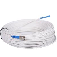 China GJYXFCH-1B6-SM SC/UPC 100M 1 core 2mm*5mm FRP Steel wire Indoor Outdoor Fiber Optic Cable G657A LSZH Ftth Drop Cable for sale