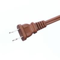 China 2X16AWG Brown Insulation Protection ETL Plug Power Cord Extension Cord NEMA Male End Type ETL Compliant ETL Certified for sale