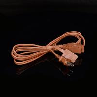 China 2X16AWG Brown Insulation Protection ETL Plug Power Cord Extension Cord NEMA Male End Type ETL Compliant ETL Certified for sale