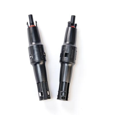 China Stranded Conductor Overhead PV Cable Power Connector Socket with Fuse Waterpoof IP65 PPO Insulation and Tinned Copper Plated for sale