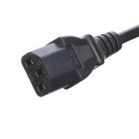 China Home Appliance Oxygen Free Bared Stranded Copper 3 Pin 16A Plug Power Cord C13 Connector Black Italia Standard Power Cord for sale