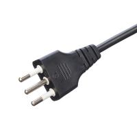 China Home Appliance Oxygen Free Bared Stranded Copper 3 Pin 16A Plug Power Cord C13 Connector Black Italia Standard Power Cord for sale
