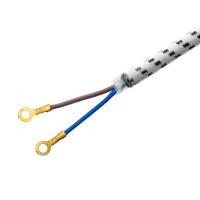 China 10A/250V PSE 2Pin Plug Power Cord 4.8mm Terminal White SNI with Long-lasting Oxygen Free Bared Stranded Copper for sale
